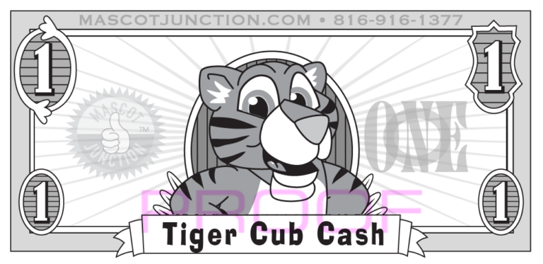 Tiger Cub Cash - PBIS Posters