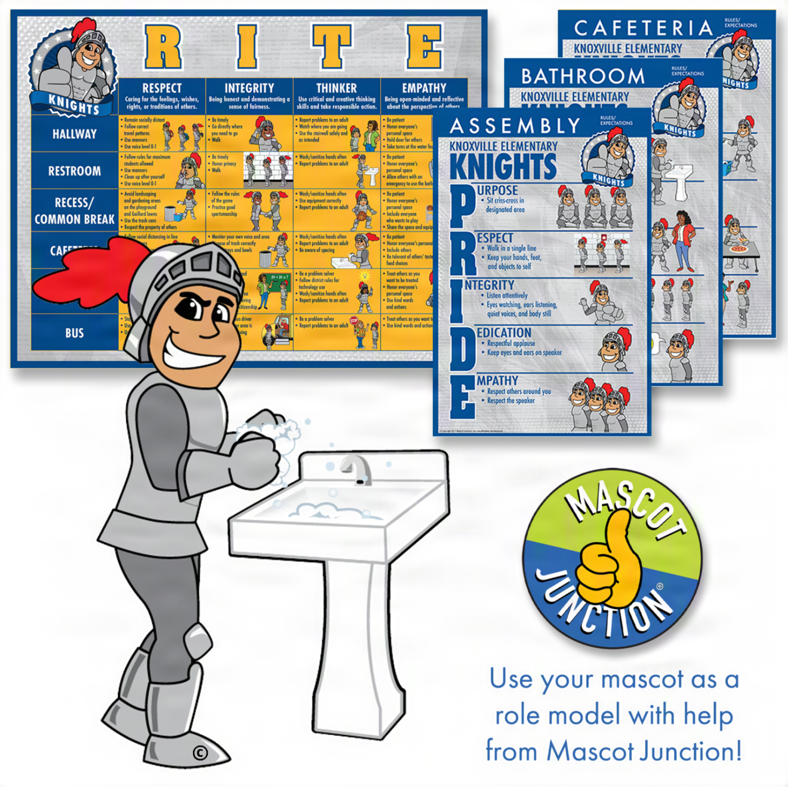Knight PBIS Matrix Posters - PBIS Posters
